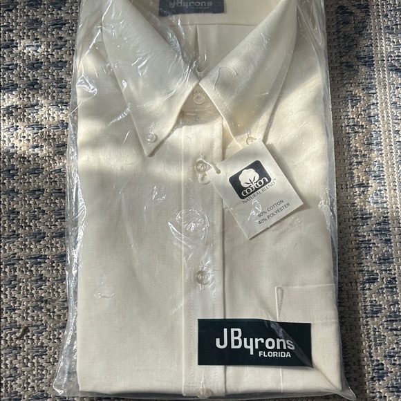 jbyrons | Shirts | Mens Elegant Cream Dress Shirt | Poshmark